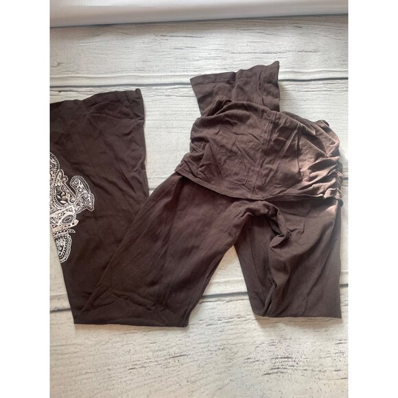 jala clothing | Pants & Jumpsuits | Jala Clothing Fold Over Flare Yoga ...